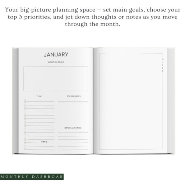 DREAM PLAN DO – 2026 Planner – Simply Scribble